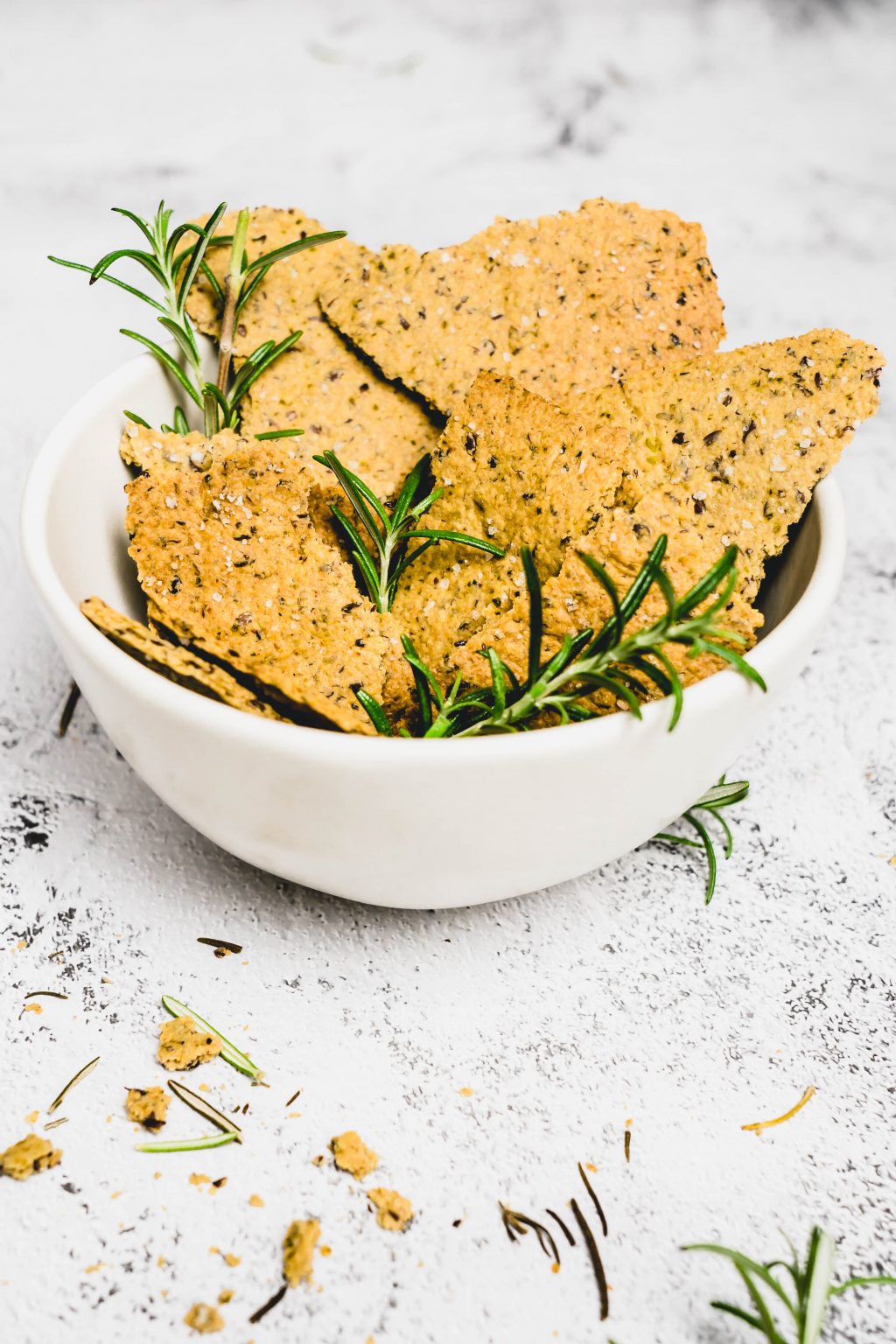 Hafer Rosmarin Cracker