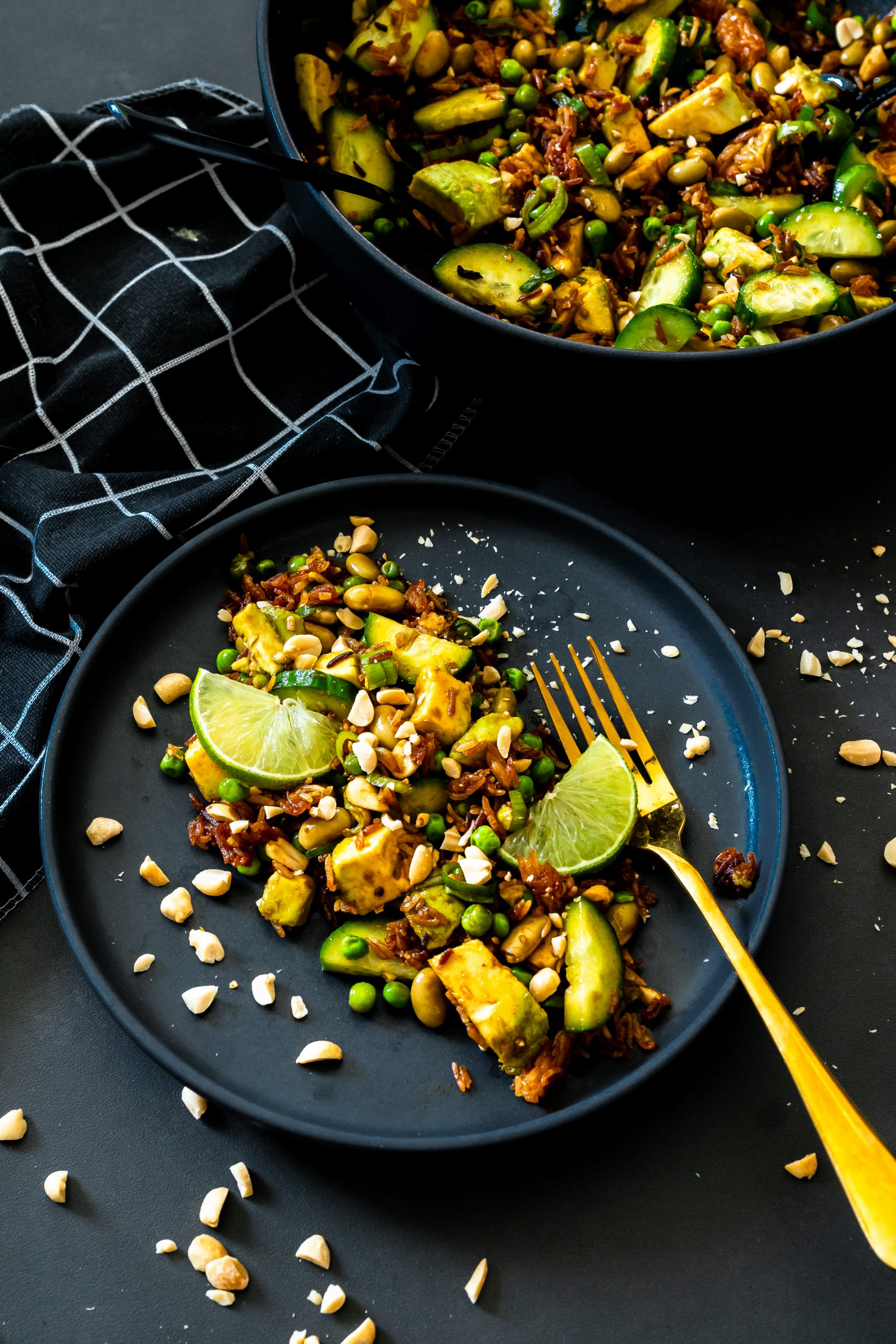 Crispy Rice Salat