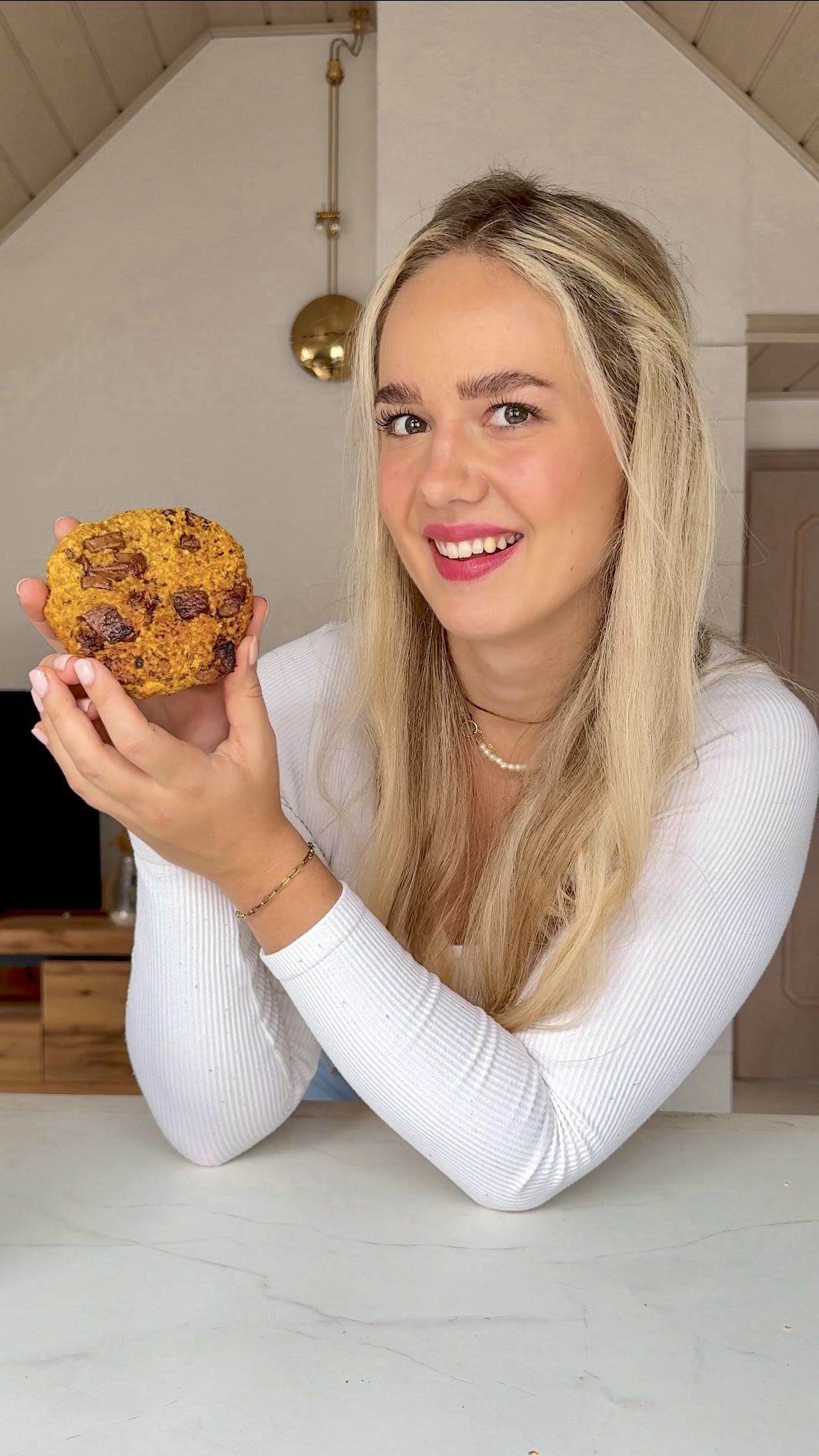 Riesen Kürbis Chocolate Chip Cookie